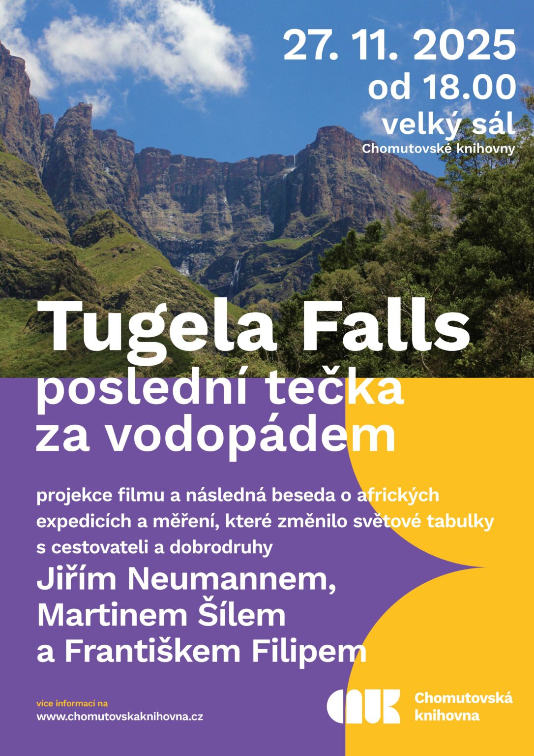Tugela Falls – poslední tečka za vodopádem – Visit Chomutov